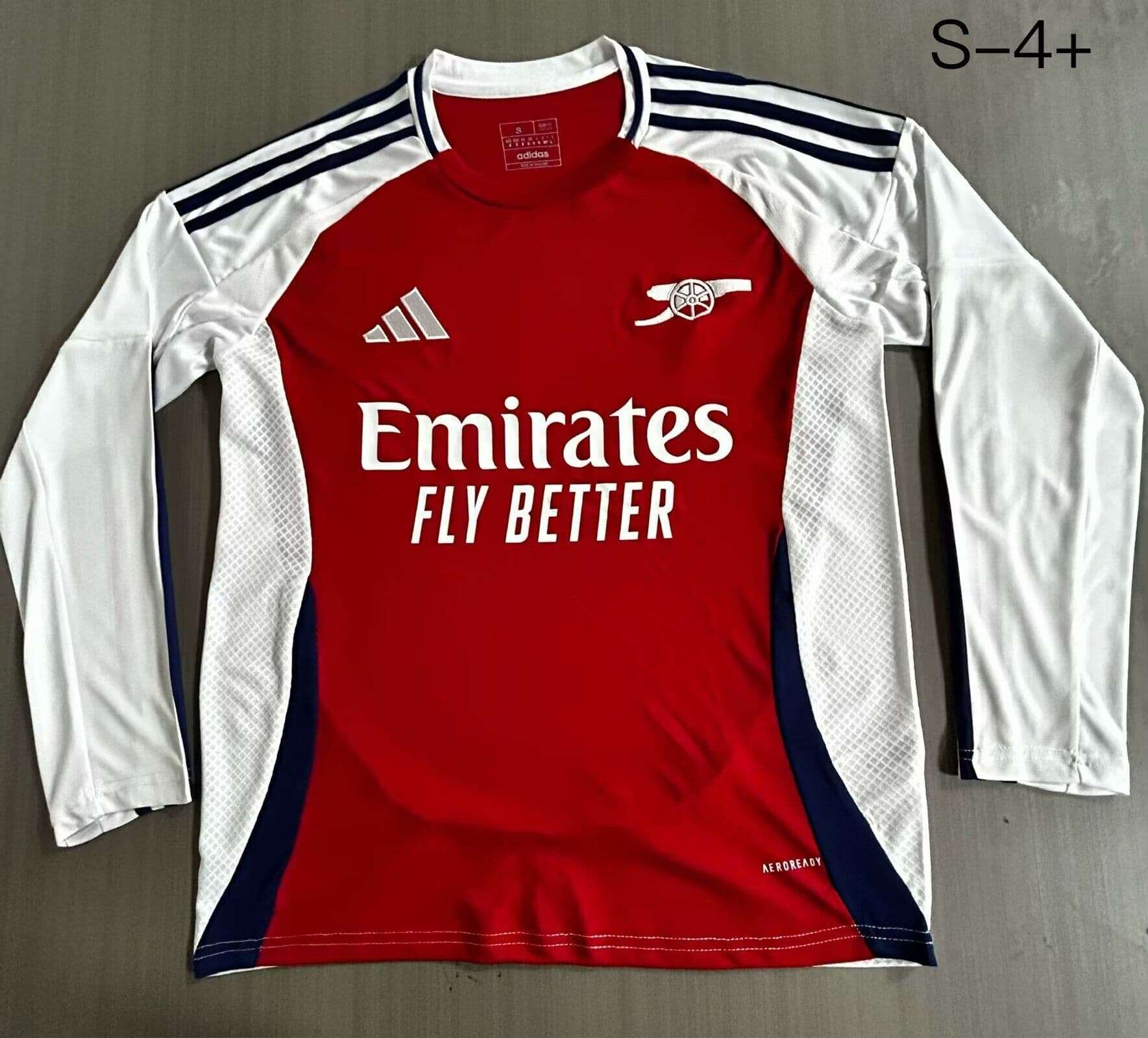 Arsenal Long Sleeve | 12 | White/Red | Home | Legends Gallery