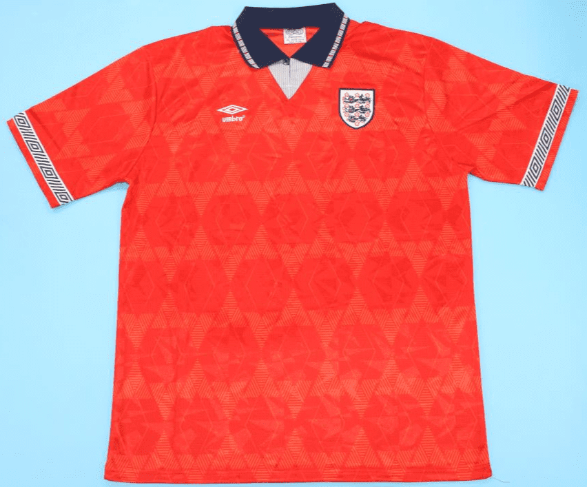 England 1990 Red Away | Legends Gallery