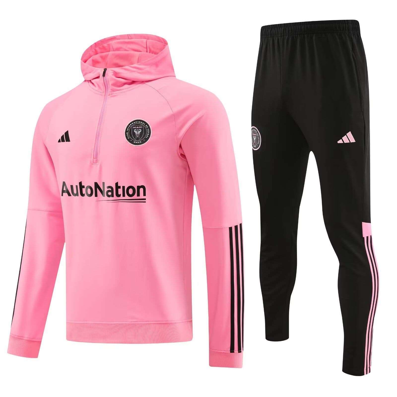 Inter Miami CF 23-24, Pink Tracksuit with Hood | Legends Gallery
