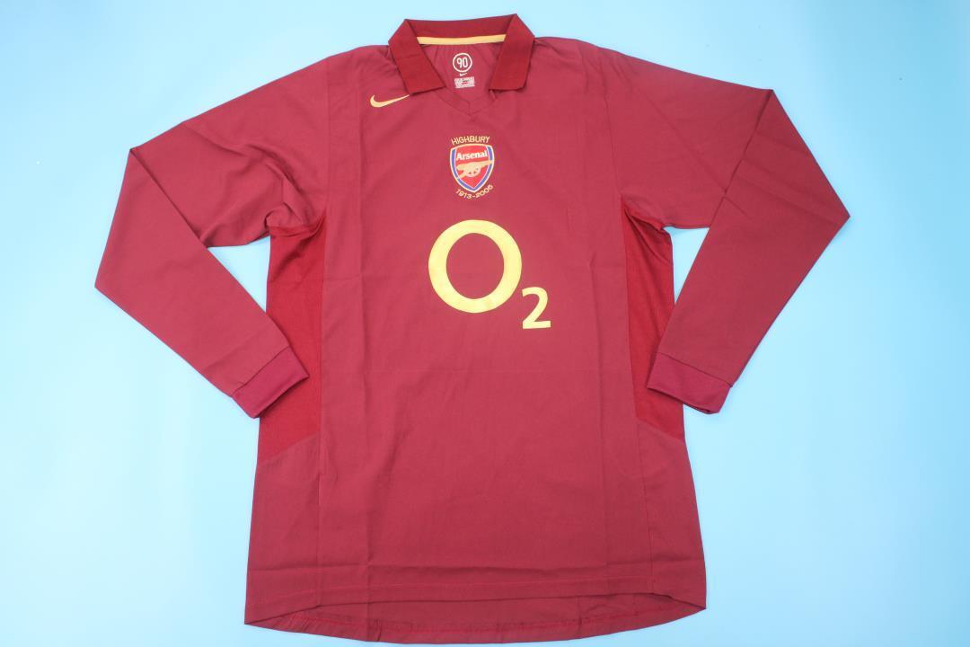Arsenal 2005-2006 Away Long Sleeve | Legends Gallery